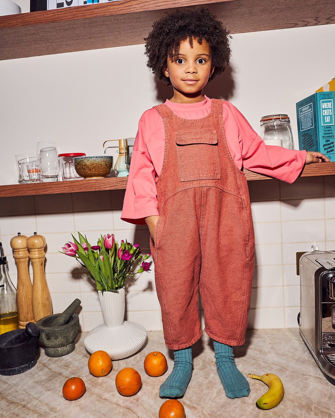 Manu Denim kids Barrel-leg Trouser | Studio Koter